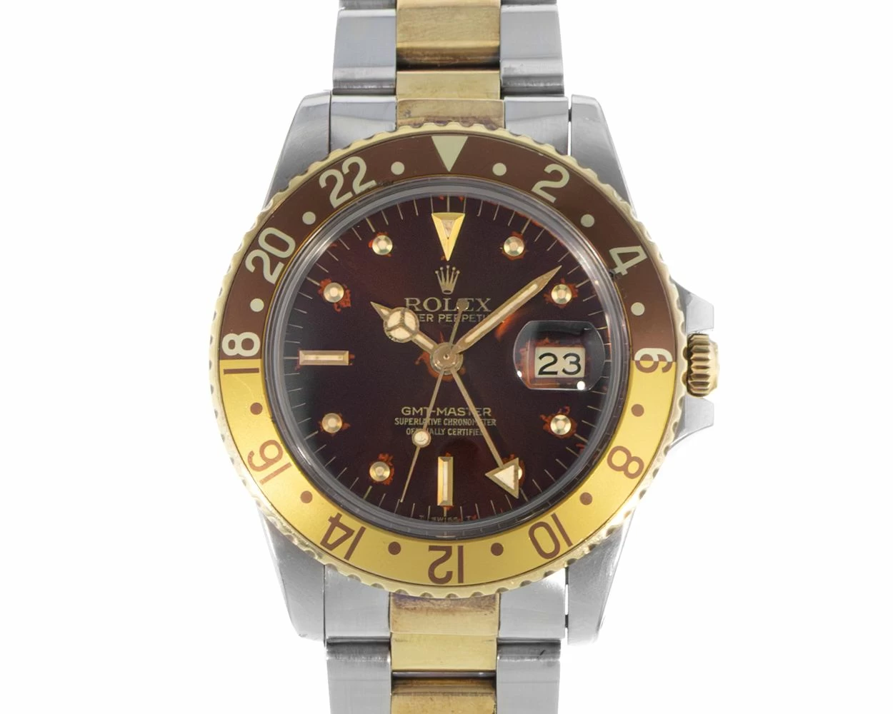 Buy Genuine Used Rolex GMT-Master 16753 Watch - Chocolate Dial | SKU 12088