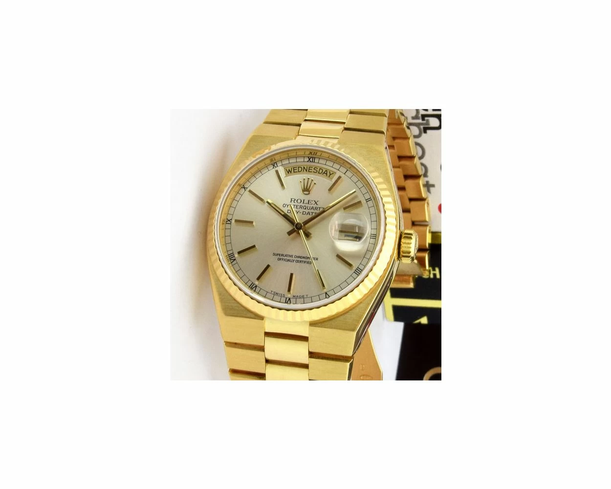 Buy Genuine Used Rolex Day-Date 36 19018 Watch - Silver Dial | SKU 1480