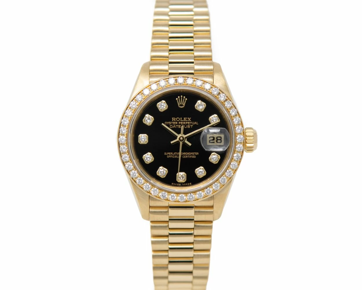 Buy Genuine Used Rolex Lady-Datejust 26 79138 Watch - Black Dial | SKU ...