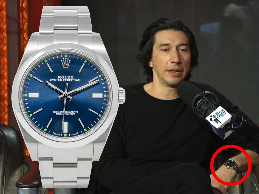 Watch Spotting: Adam Driver Seen Wearing Rolex Oyster Perpetual