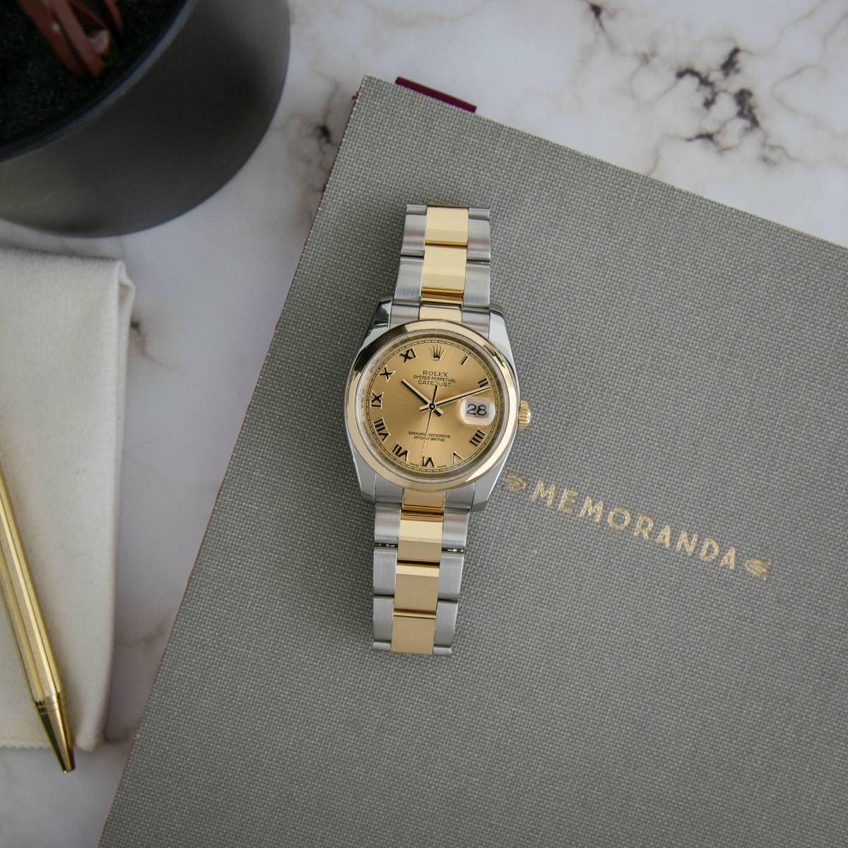 Rolex Datejust 36 116203 Wristwatch - Steel Roman