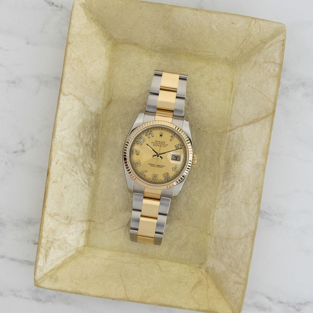 Buy Genuine Used Rolex Datejust 36 16203 - White Dial, Jubilee | SKU 1172