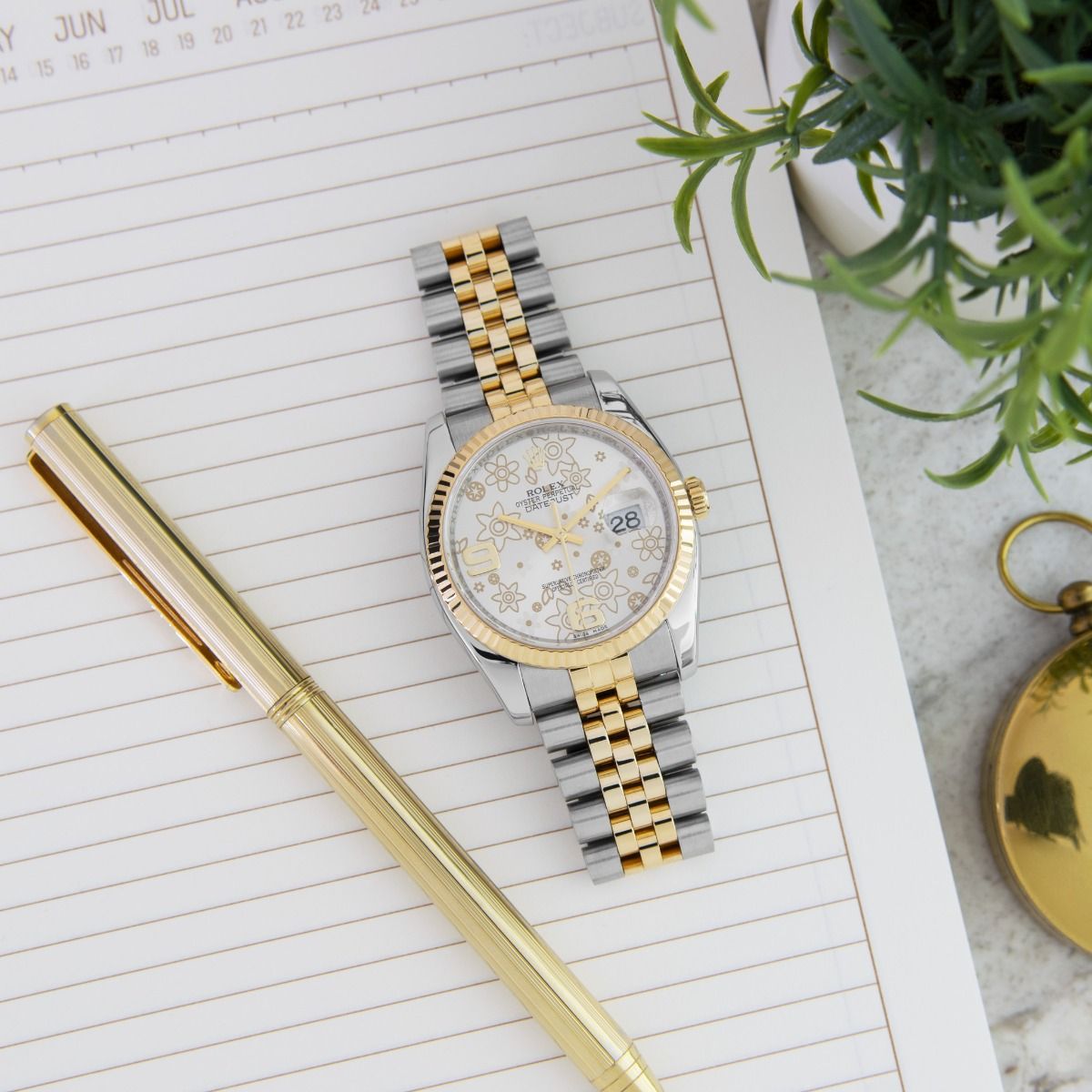 Buy Genuine Used Rolex Datejust 36 116233 Watch - Mother of Pearl Dial ...