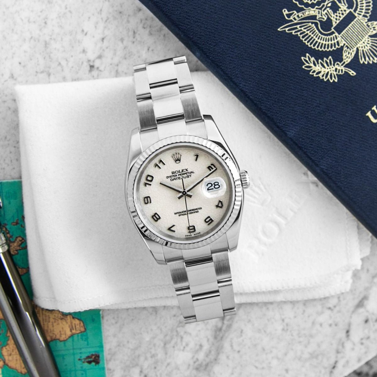 Rolex Datejust 31 68273 Wristwatch - Ivory Jubilee Arabic