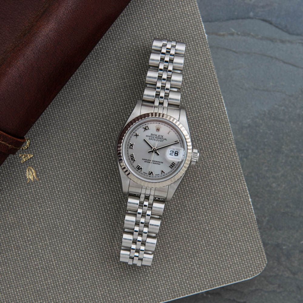 Rolex Lady-Datejust 179173 Watch - Gold Crystals Jubilee Diamond Dial