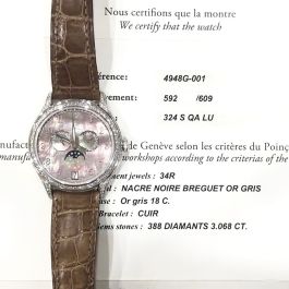 Buy Authentic Patek Philippe, Complications, 4948G-001, Black Mother of ...