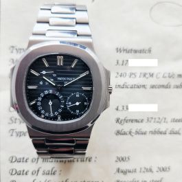 Buy Genuine Patek Philippe Nautilus Moonphase 3712/1A-001 - Blue Dial ...