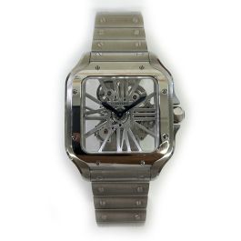 Buy Genuine Cartier Santos de Cartier WHSA0007 - Skeleton Dial ...