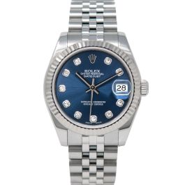 Buy Genuine Used Rolex Datejust 31 178274 Watch - Blue Dial | SKU 4545