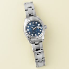 Buy Genuine Used Rolex Lady-Datejust 26 179174 Watch - Blue Jubilee ...