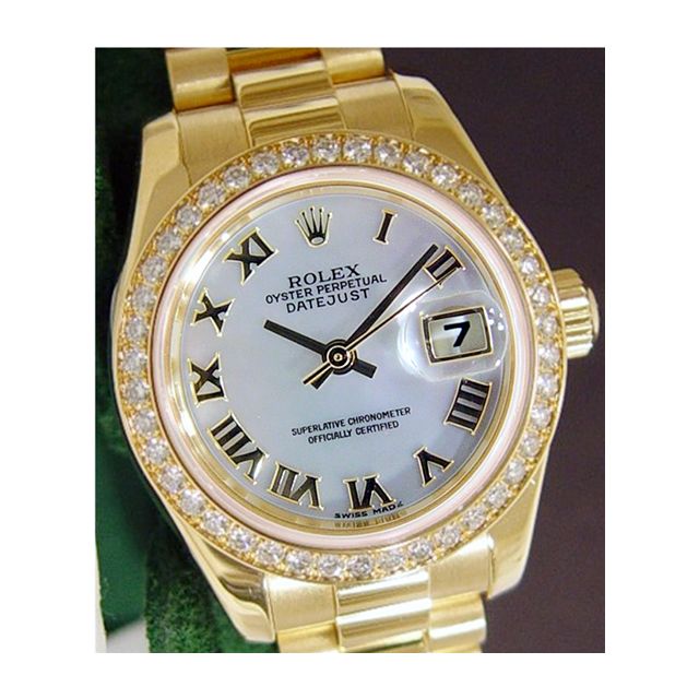 Buy Rolex Lady-Datejust 279173 Wristwatch - Mother of Pearl Diamond Dial