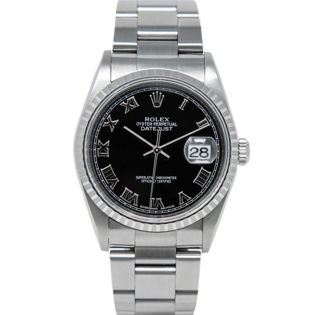 Buy Rolex Datejust 36 126234 Wristwatch - Bright Black Diamond Dial