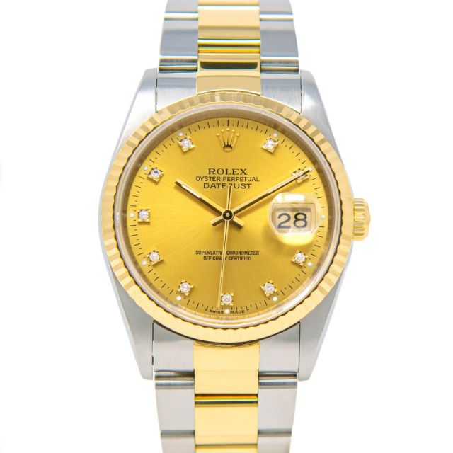 Buy Genuine Used Rolex Datejust 36 16233 Watch - White Dial | SKU 4431