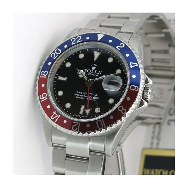 Buy Genuine Used Rolex GMT-Master II 126710BLRO Watch - Black Dial ...