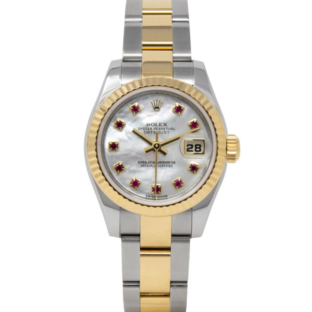 Buy Authentic Rolex Lady-Datejust 179173 - Mother of Pearl, Oyster ...