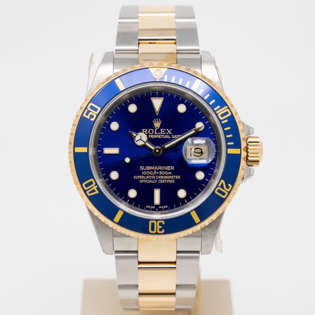 Buy Genuine Used Rolex Submariner Date 16613 Watch - Blue Dial | SKU 4672